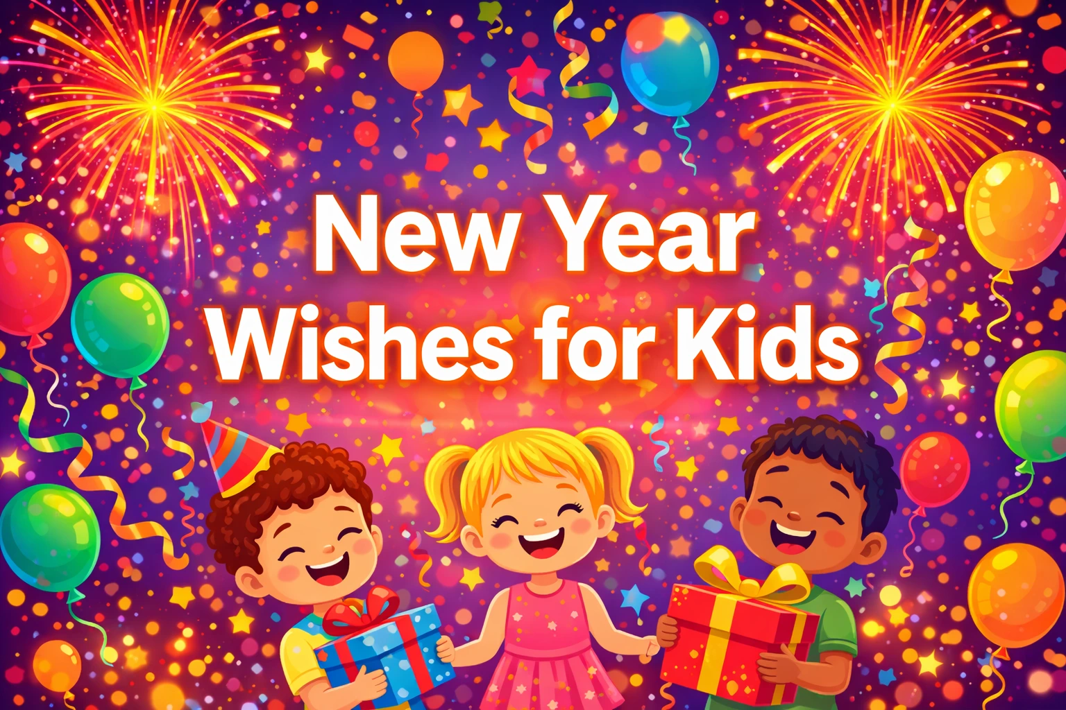 New Year Wishes for Kids – Cute, Fun & Inspirational Messages for Children